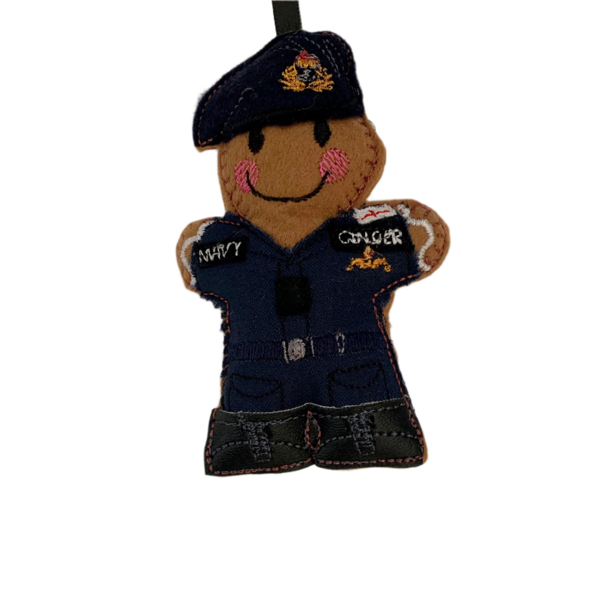Royal Navy Submariner Officer Gingerbread Man Decoration – Trolley ...
